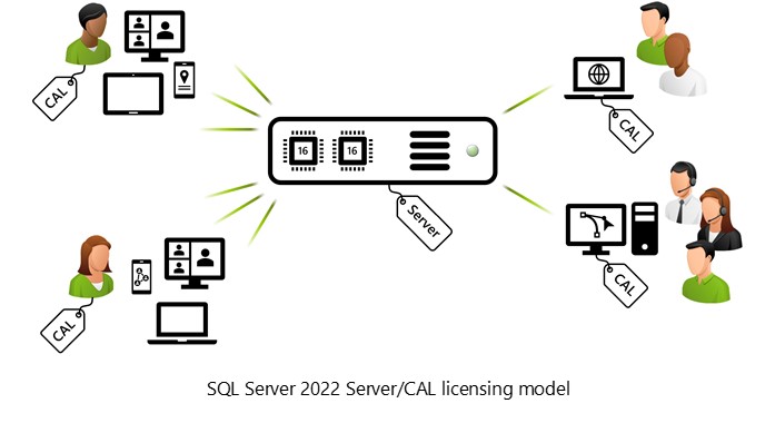 Server/CAL licensing model - LicenseVerse