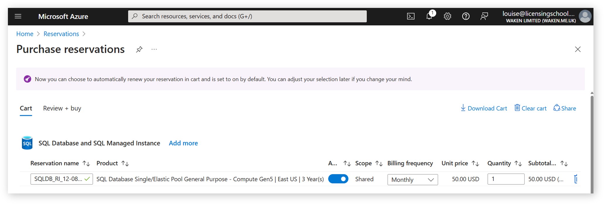 Purchasing Reserved Capacity - LicenseVerse
