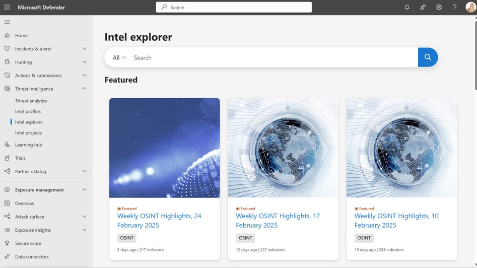 Microsoft Defender Threat Intelligence - LicenseVerse